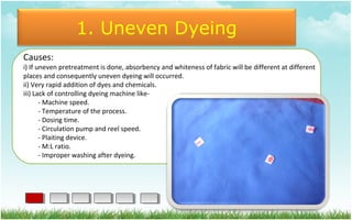 Survey on dyeing faults | PPT