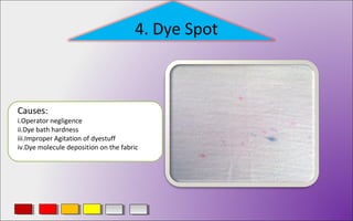 Survey on dyeing faults | PPT
