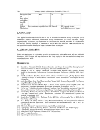 Survey on information hiding techniques using qr barcode | PDF ...