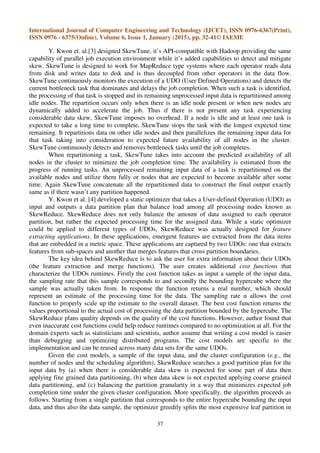 Survey on load balancing and data skew mitigation in mapreduce applications | PDF | Programming ...