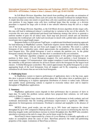 Survey on load balancing and data skew mitigation in mapreduce applications | PDF | Programming ...