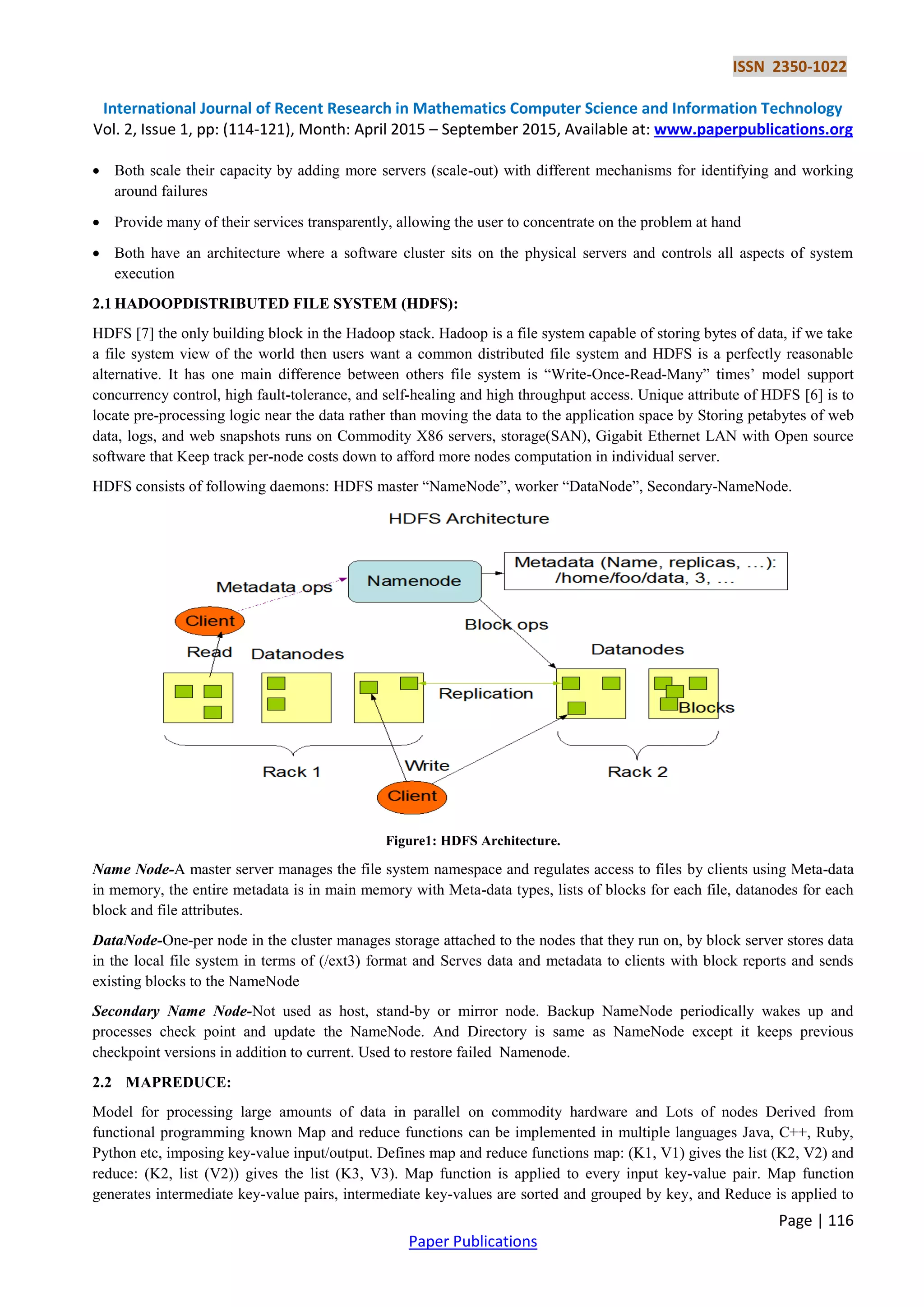 Survey on Performance of Hadoop Map reduce Optimization Methods | PDF