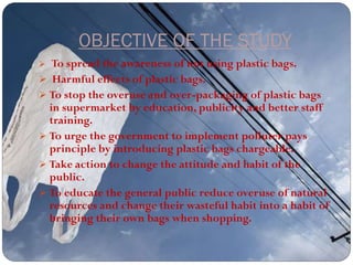 Survey on plastic bag | PPT