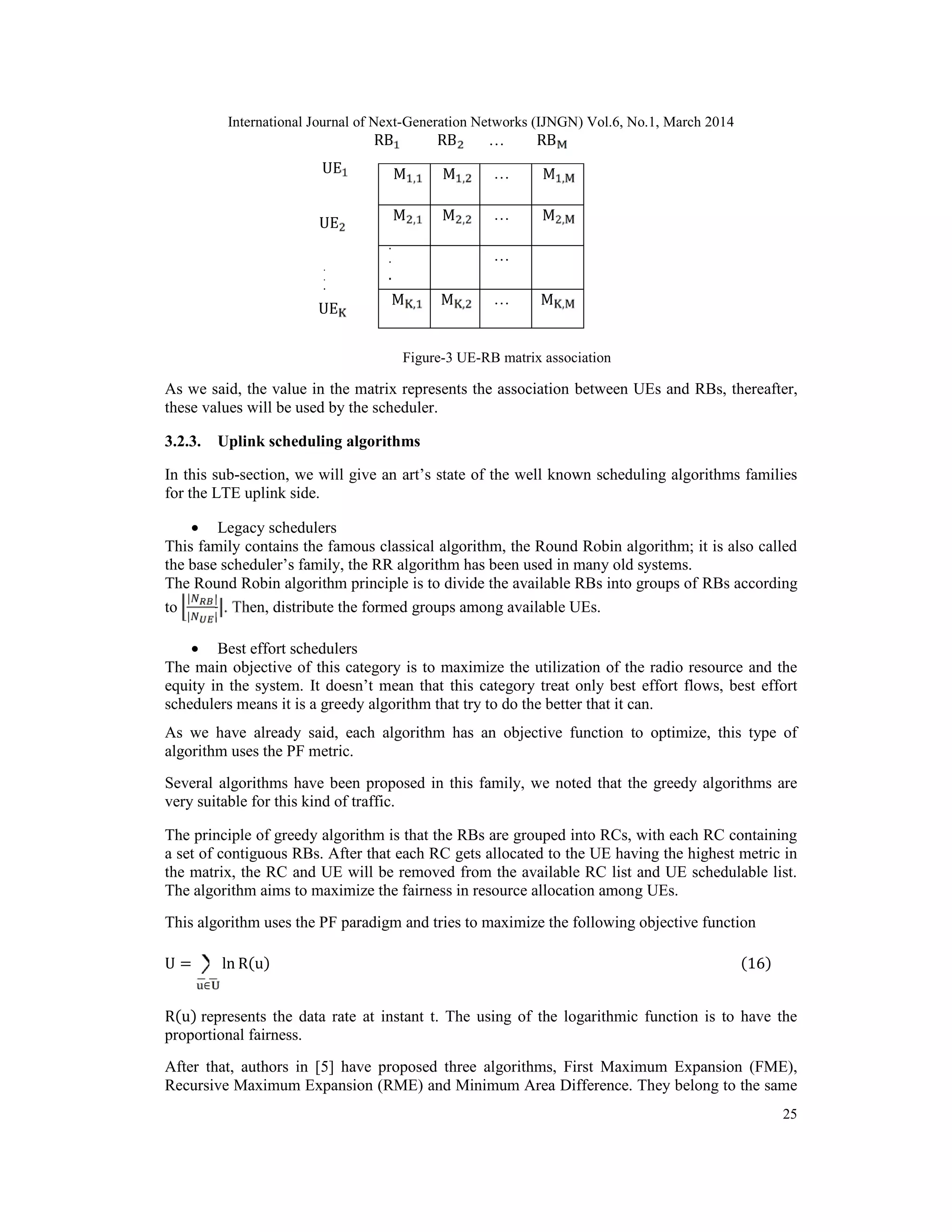 Survey on scheduling and radio resources allocation in lte | PDF