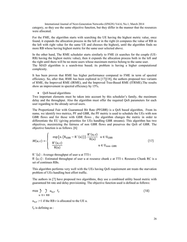Survey On Scheduling And Radio Resources Allocation In Lte Pdf
