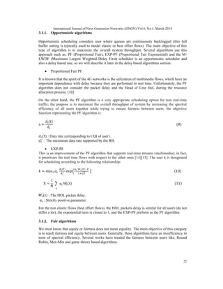 Survey on scheduling and radio resources allocation in lte | PDF