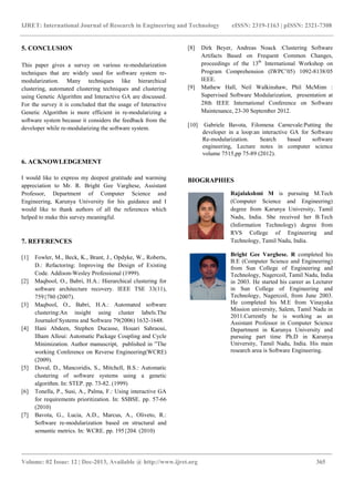 Survey on software remodularization techniques | PDF