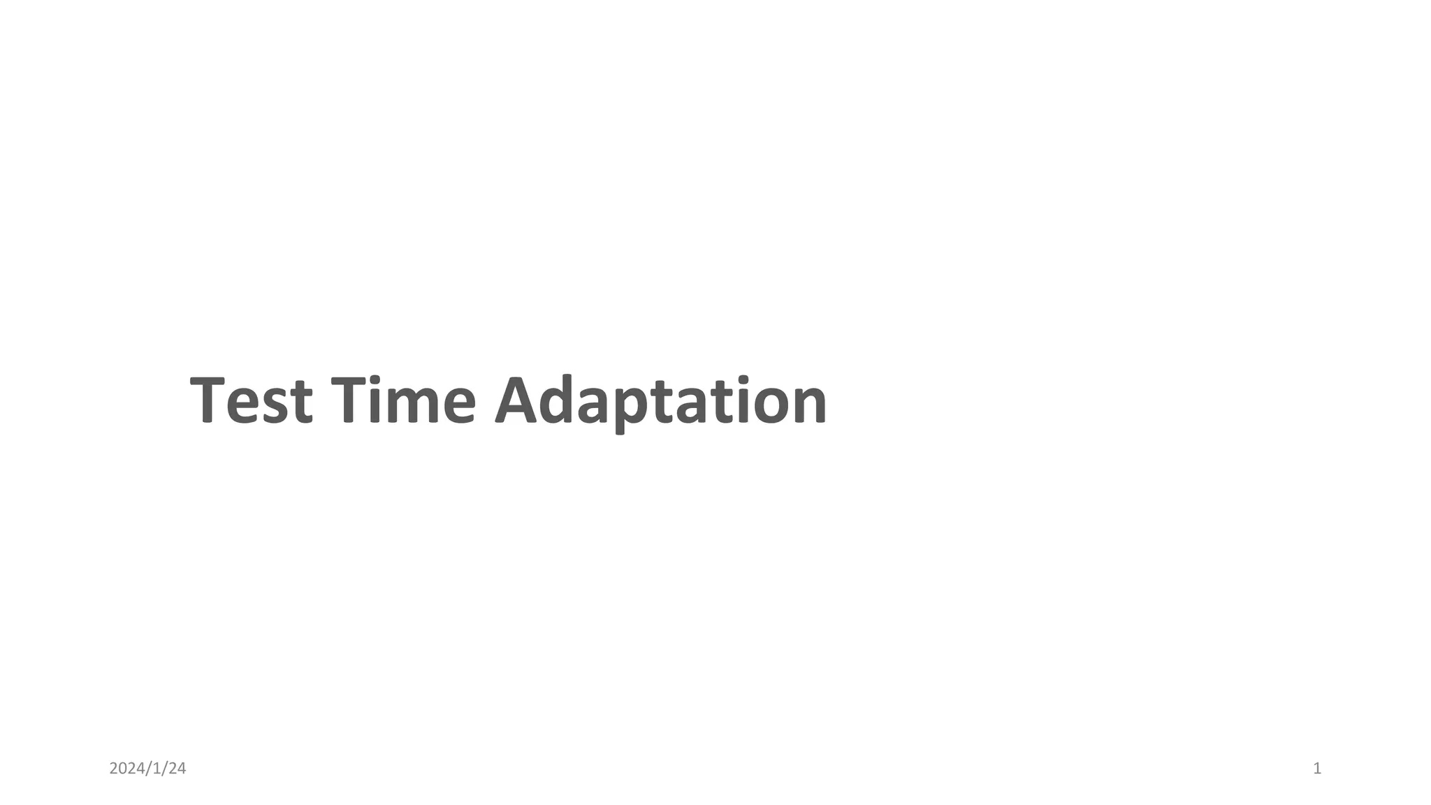 Survey on Test Time Adaptation.pptx
