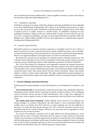 Survey on text mining networks | PDF