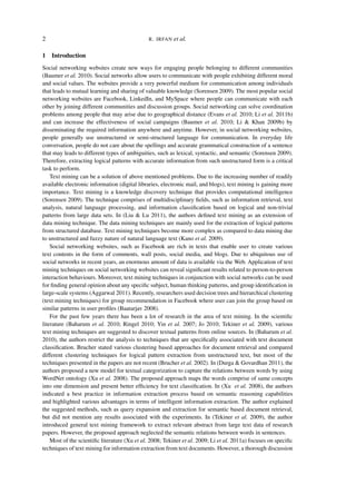 Survey on text mining networks | PDF