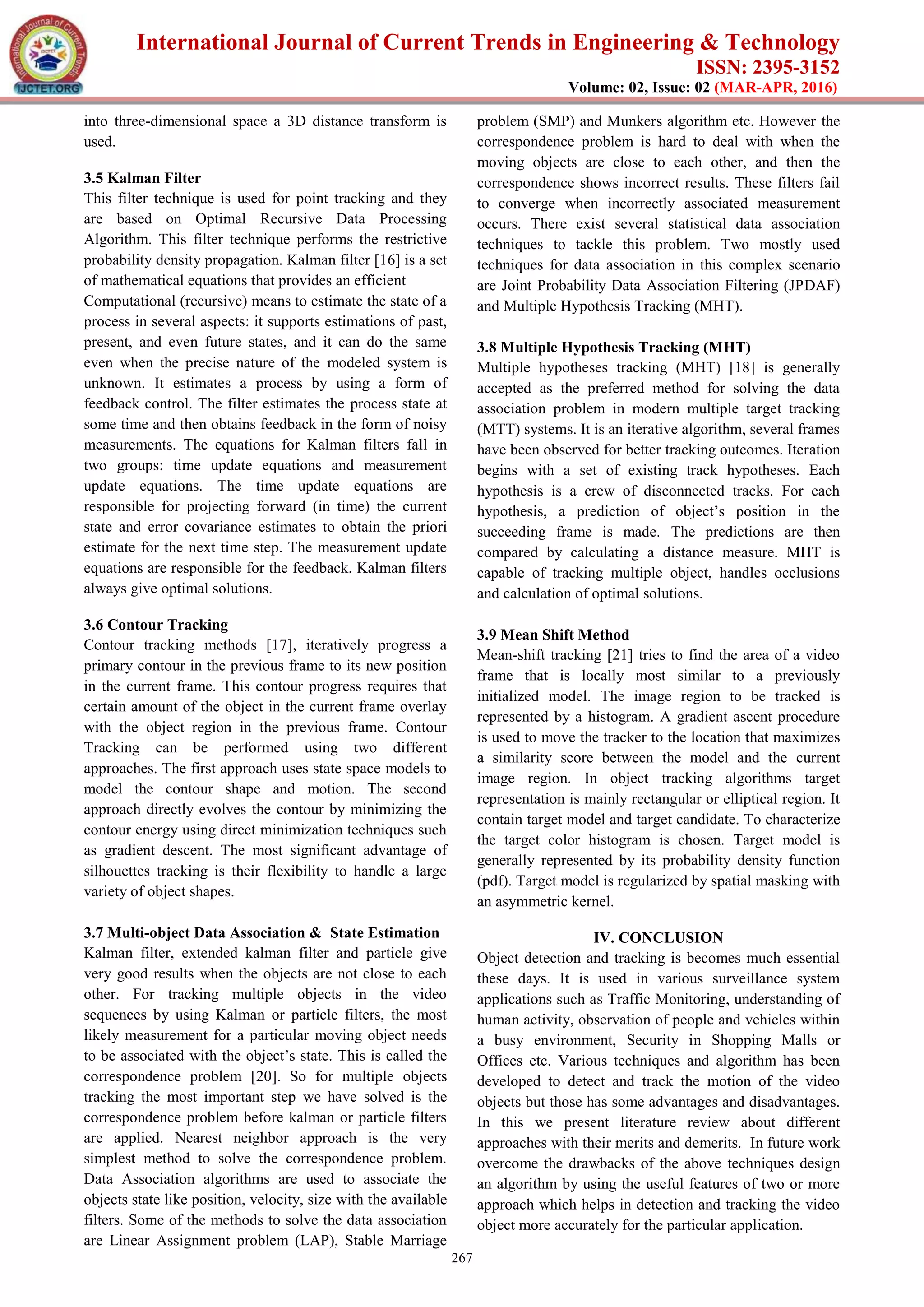 Survey On Video Object Detection And Tracking Pdf