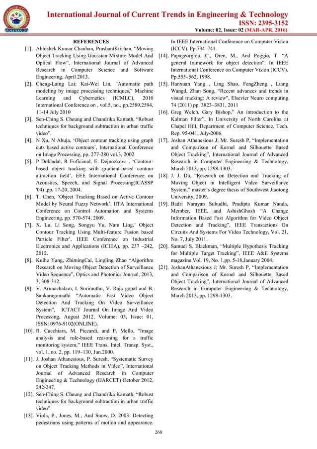 Survey On Video Object Detection And Tracking Pdf
