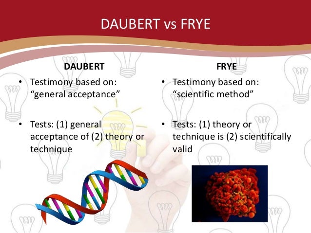 Frye Standard Vs Daubert Standard Venn Diagram Land Surveyor