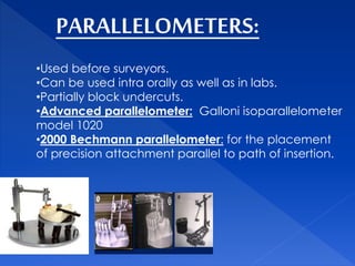 types of dental surveyor | PPTX