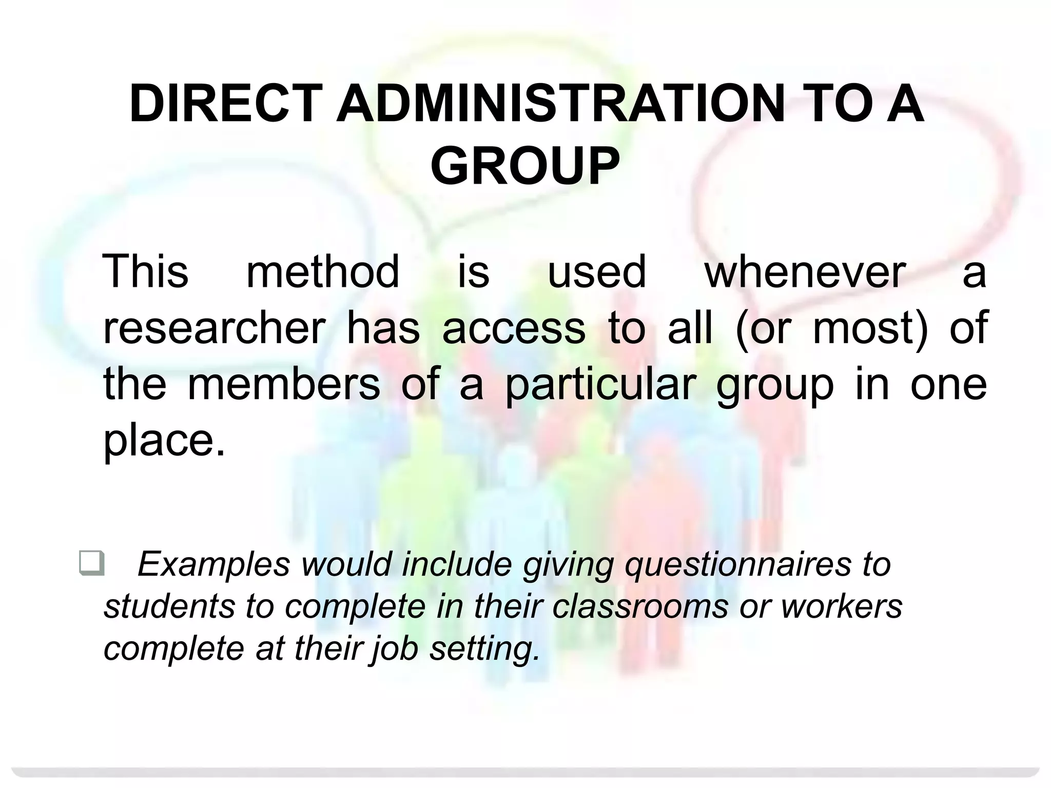 Survey Method in Research