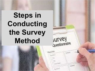 Survey Method in Research | PPTX