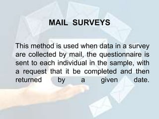 Survey Method in Research | PPTX