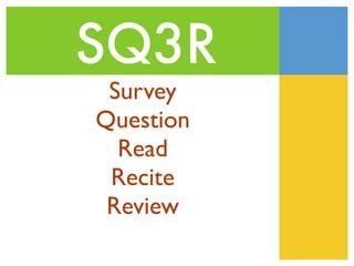 Survey presentation SQ3R | KEY
