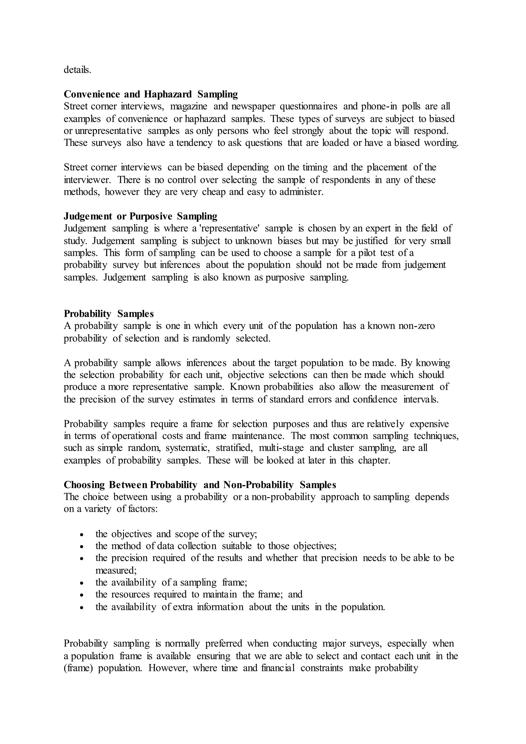 Survey procedures | DOCX