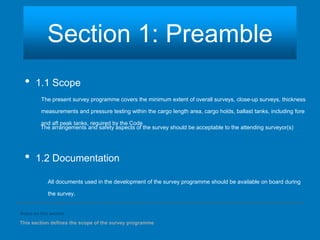 Survey programme esp (enhanced survey) | PPTX