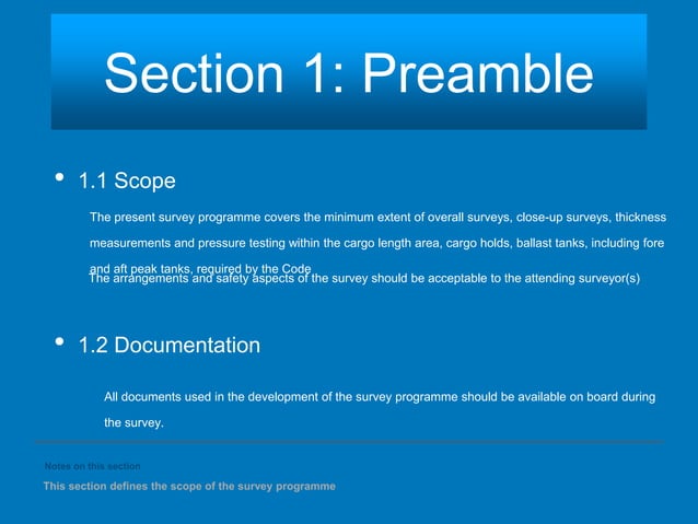 Survey programme esp (enhanced survey) | PPTX