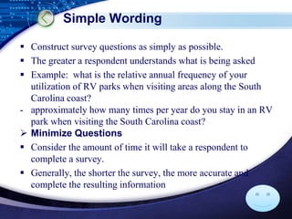 Survey questionaree info | PPT