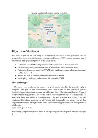 Kathmandu Metropolitan :Solid waste Management (Survey Report) | PDF