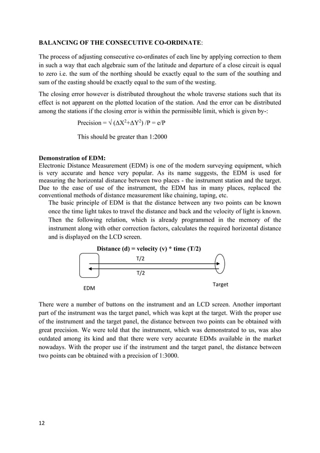 Survey report sample BCE | PDF | Civil Engineering Industry | Industries