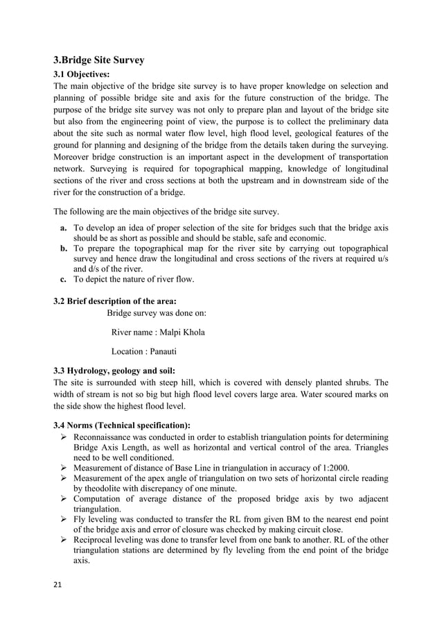 Survey report sample BCE | PDF | Civil Engineering Industry | Industries