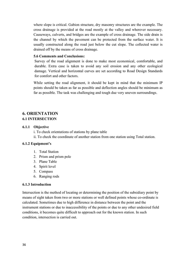 Survey report sample BCE | PDF | Civil Engineering Industry | Industries