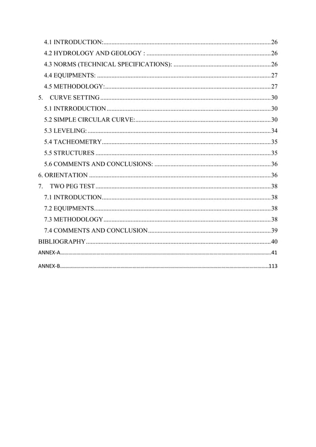 Survey report sample BCE | PDF | Civil Engineering Industry | Industries