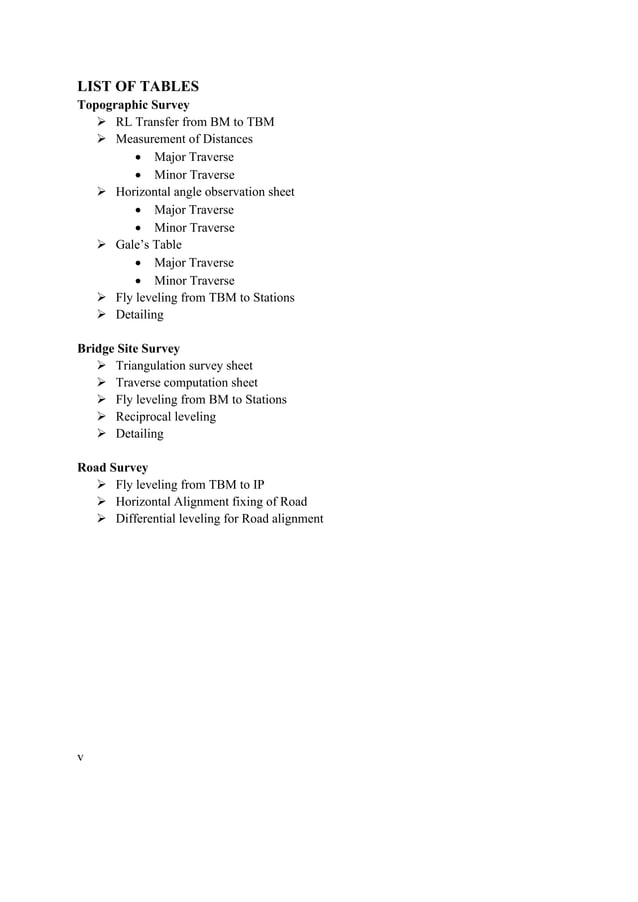 Survey report sample BCE | PDF | Civil Engineering Industry | Industries