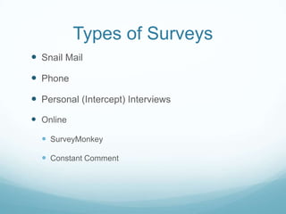 Survey Research | PPTX