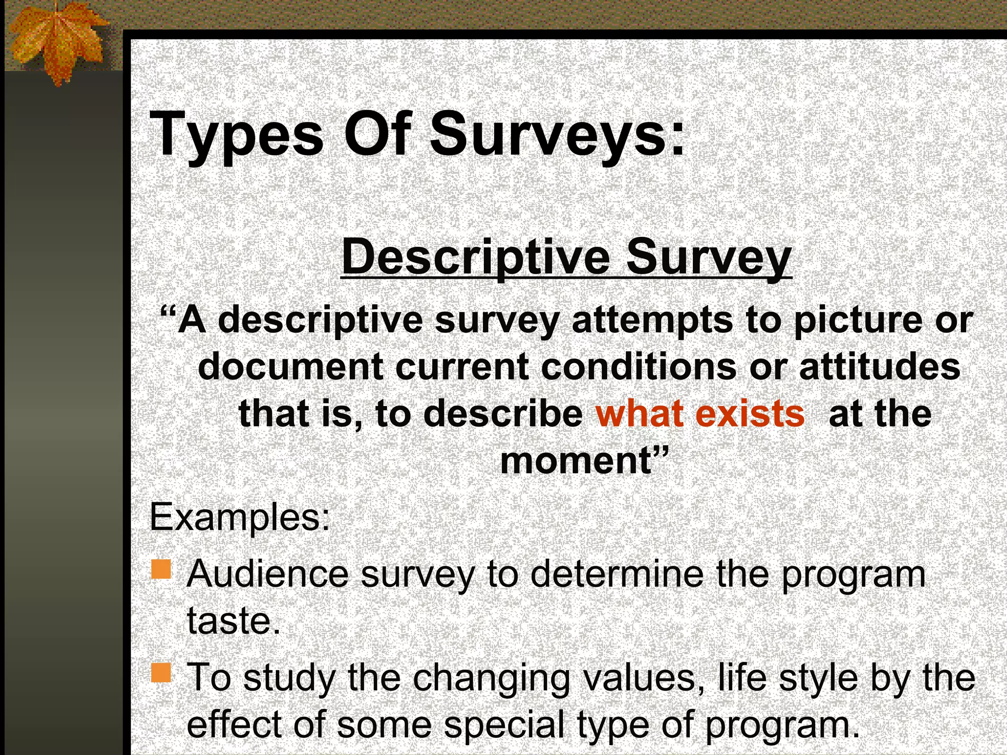 Survey research | PPT