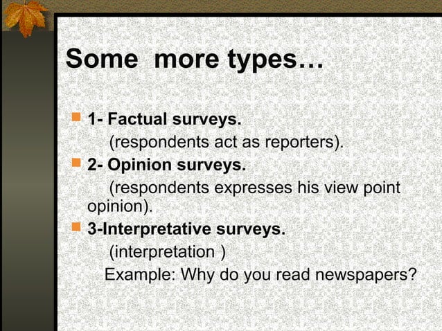 Survey research | PPT