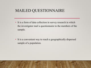 Survey research | PPTX