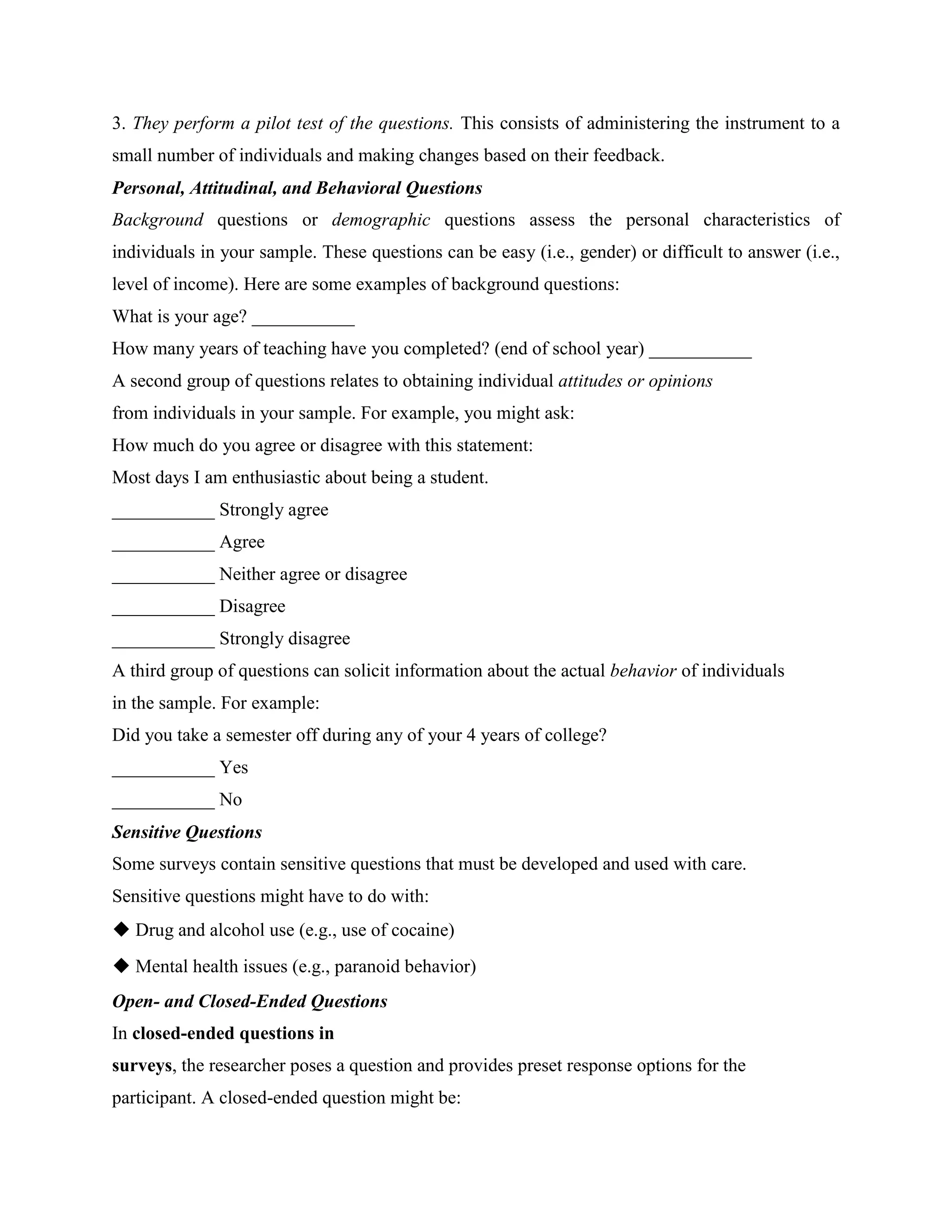 Survey Research Design | PDF