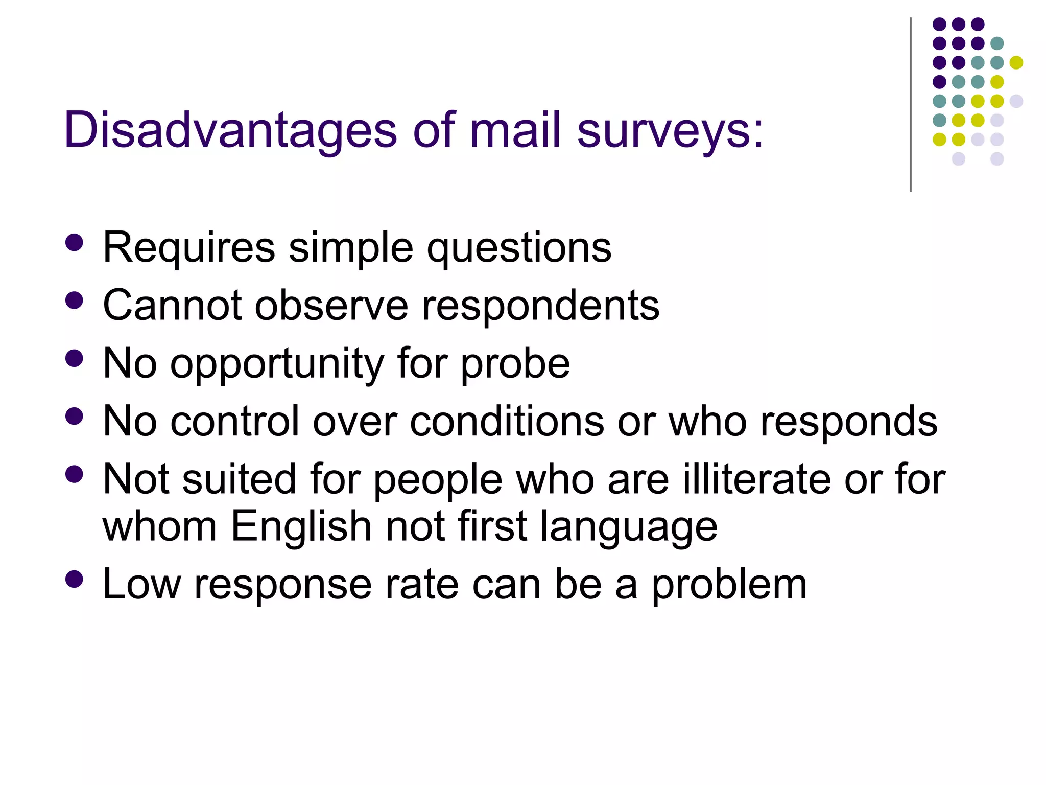 Survey research design | PPT