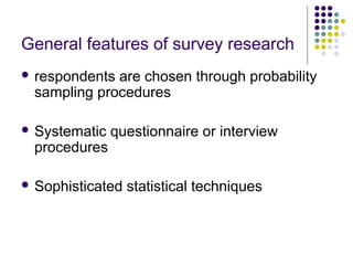 Survey research design | PPT