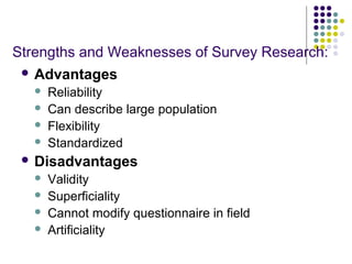Survey research design | PPT