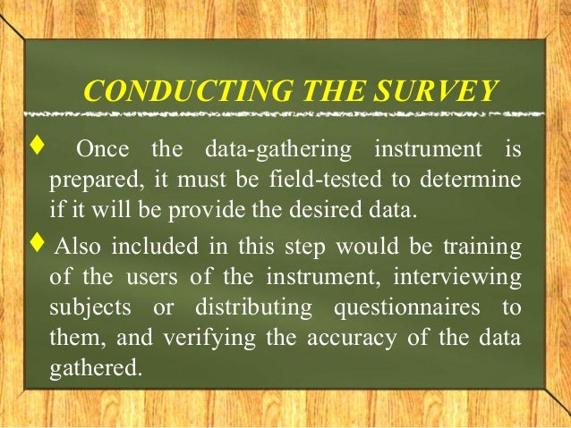 Survey Research Methodology
