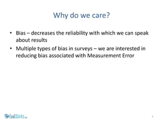 Improving Survey Questions and Responses | PPT