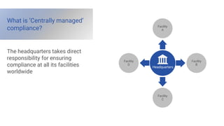 Survey results - Centrally vs Locally managed compliance | PPT