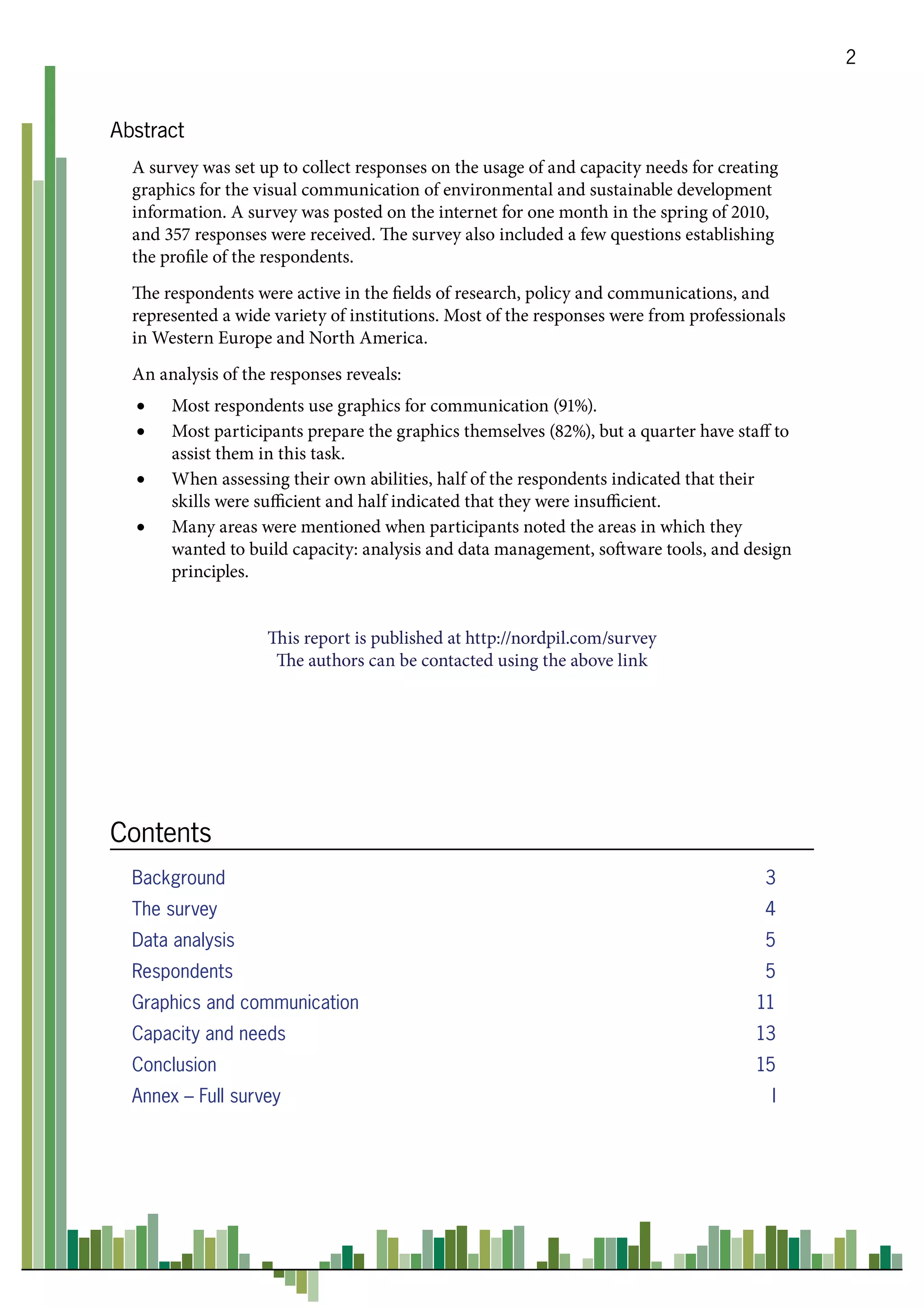 Survey on visual communication of scientific information and data through illustrations, charts ...
