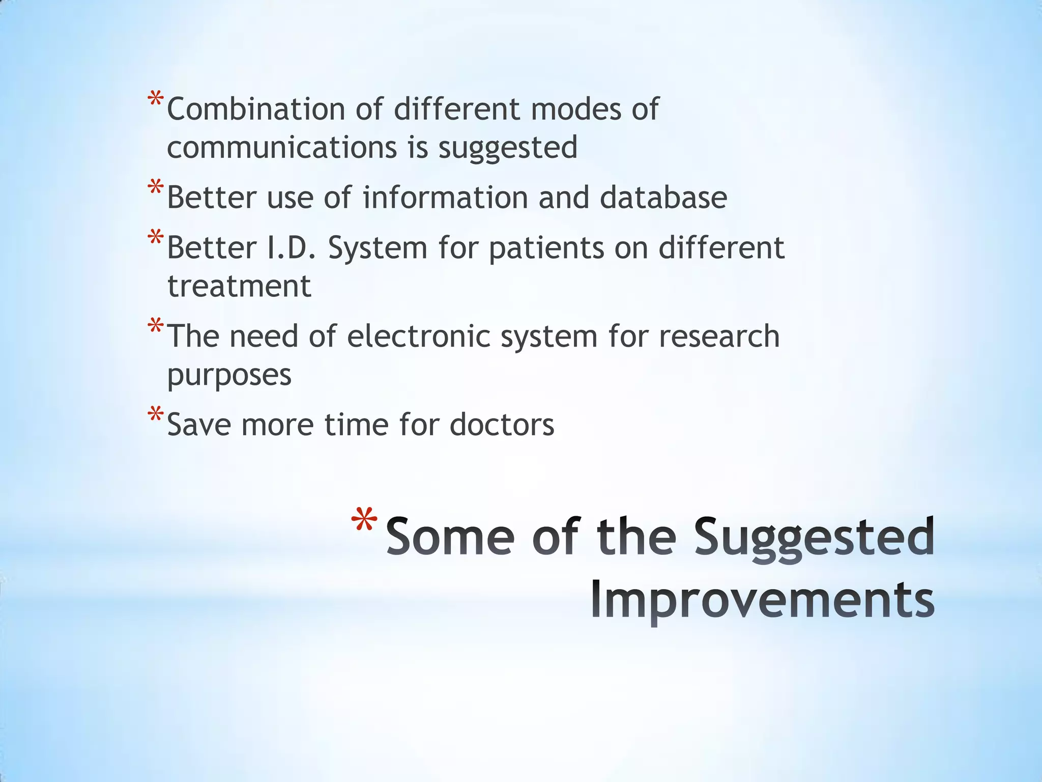 Survey results on EMR | PPTX