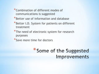 Survey results on EMR | PPTX