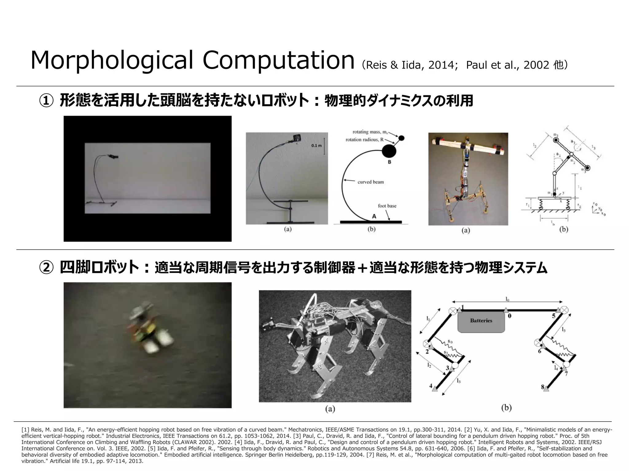 Morphological computation 概要（形態を活用するロボット） | PPT