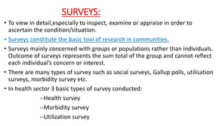 Surveys method in research methodology | PPTX