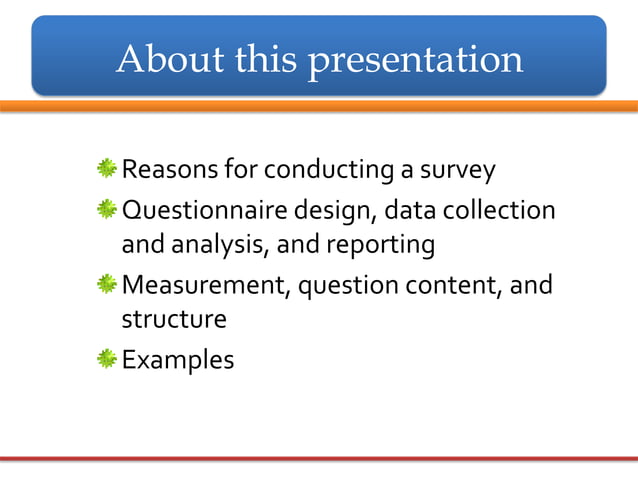 NCompass Live: Conducting Surveys I: Introduction and Questionnaire ...