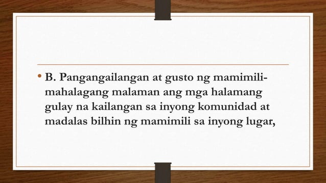 Survey sa mga halamang gulay na maaring itanim | PPTX
